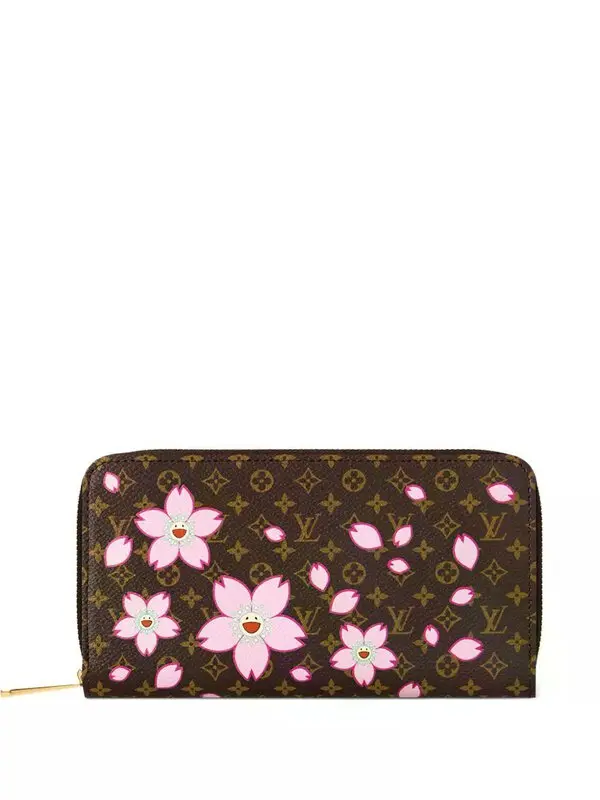 LOUIS VUITTON X Takashi Murakami Sakura Wallet - Brown