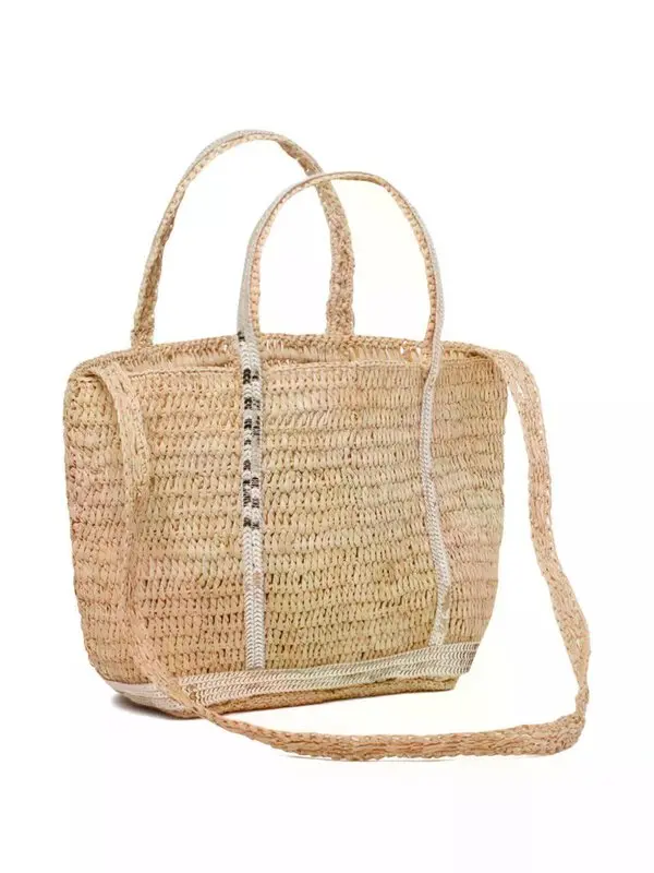 Vanessa Bruno Sequin-embellished Raffia Tote Bag