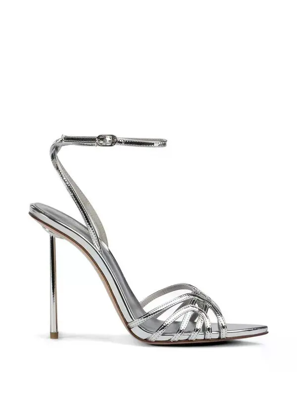 LE SILLA Bella Strappy Sandals - Silver