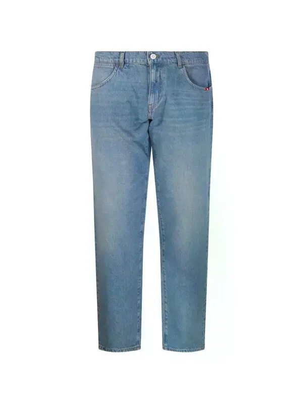 AMISH Cotton Denim Jeans - Blue
