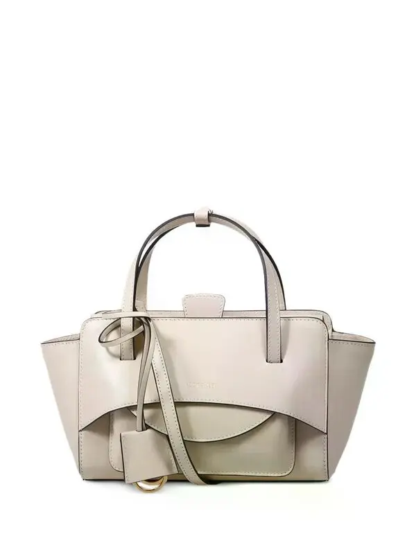 HIDESINS Flap Top-handle Tote Bag - Neutrals