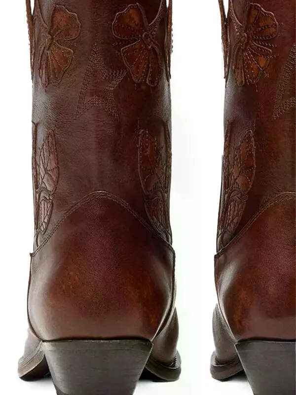 GOLDEN GOOSE Floral Wish Star Low Boots