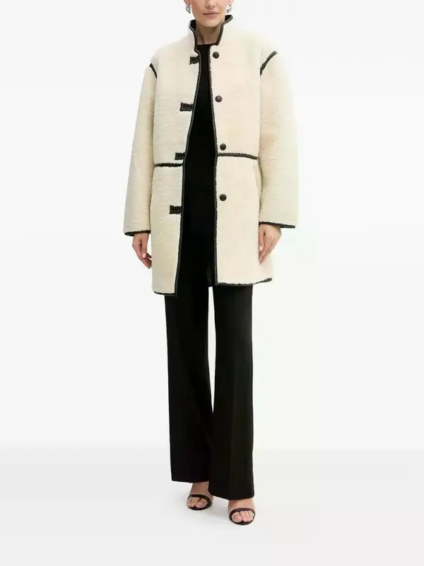 MORGAN Button Trim Coat