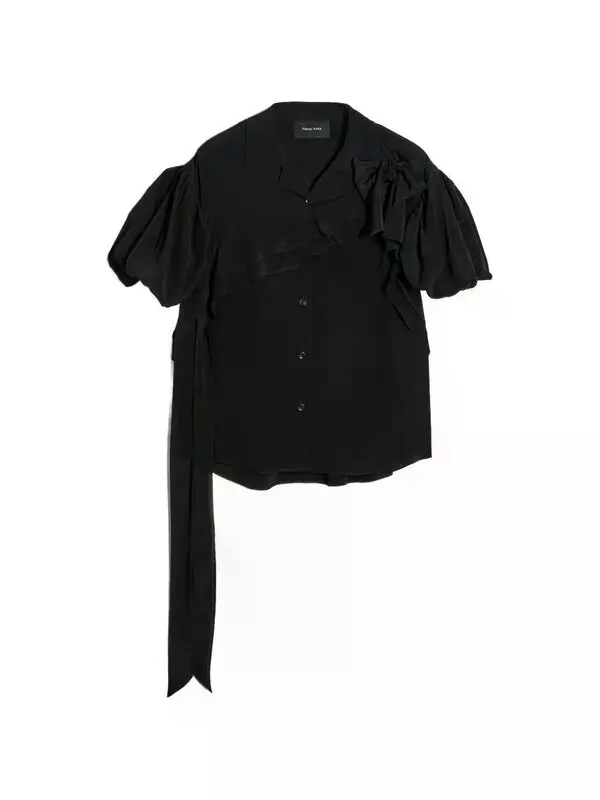 Simone Rocha Puff-sleeves Shirt - Black