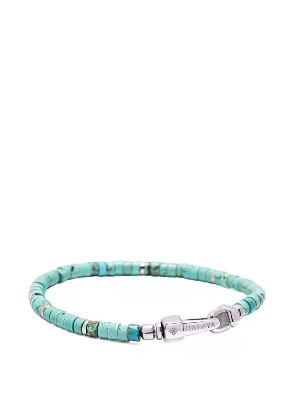 NIALAYA JEWELRY Heishi Bracelet - Silver