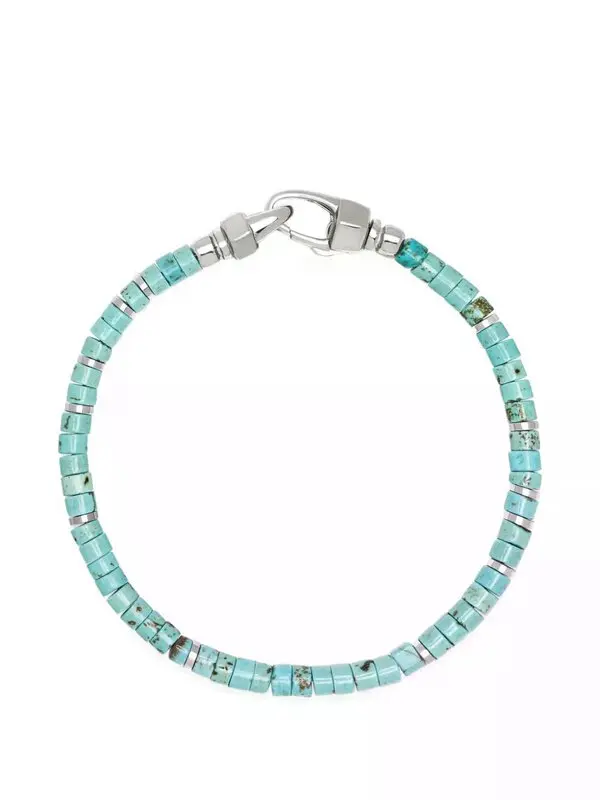 NIALAYA JEWELRY Heishi Bracelet - Silver