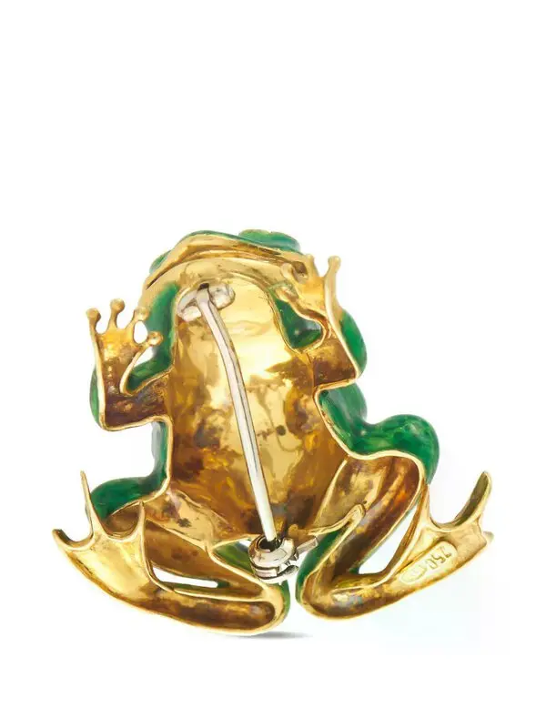 LB EXCLUSIVE Diamond Frog Brooch