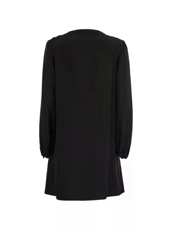 Max Mara Puff-sleeve Mini Dress - Black