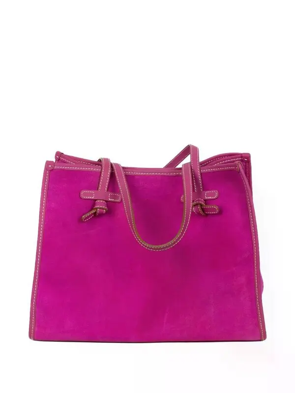 GIANNI CHIARINI Marcella Tie Detail Tote Bag - Pink