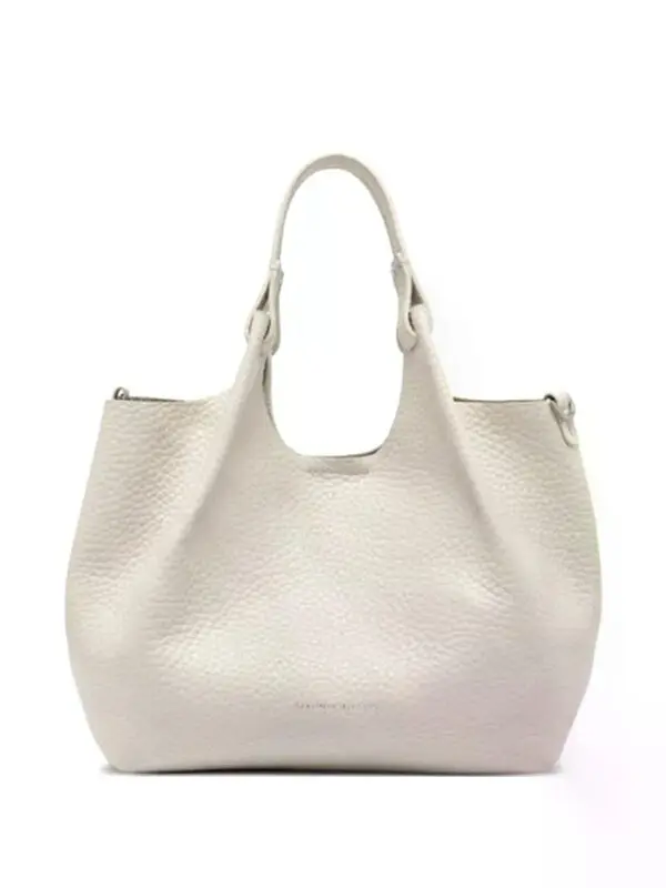 GIANNI CHIARINI Dua Textured Tote Bag - White