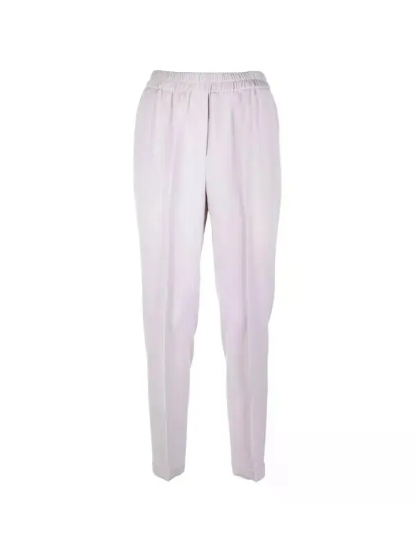 VIA MASINI 80 Elasticated Trousers - Purple