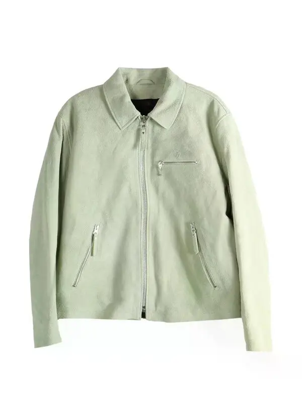 StÜssy Bing Suede Jacket - Green