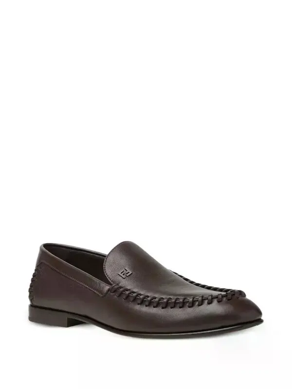 Fendi Stitched Loafers