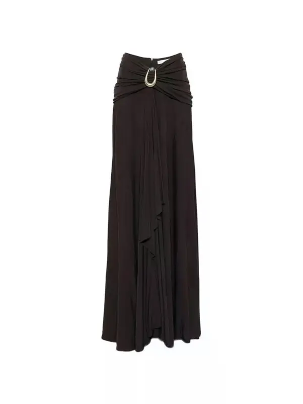 Christopher Esber Draped Maxi Skirt - Brown