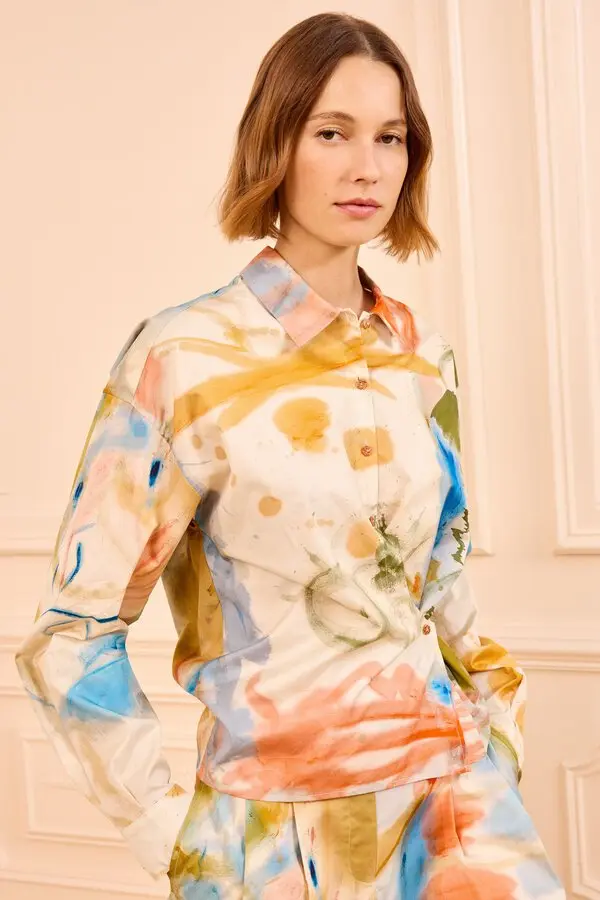 Ulla Johnson Artist Cotton Button-up Blouse