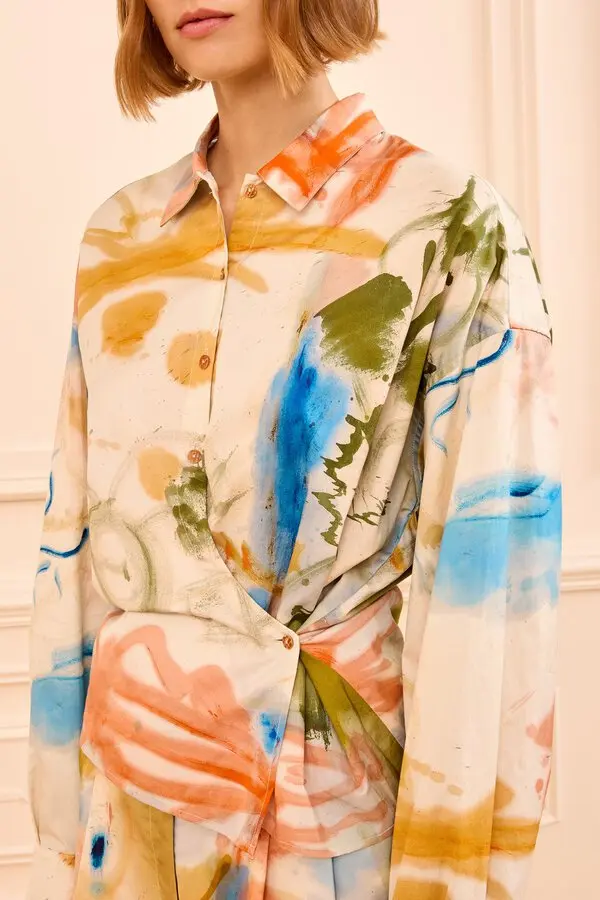 Ulla Johnson Artist Cotton Button-up Blouse