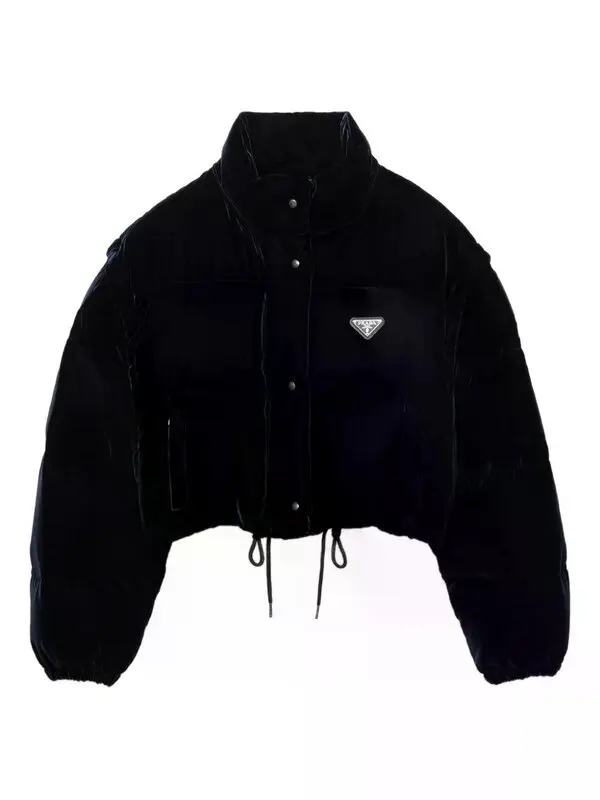 Prada Velvet Down Jacket