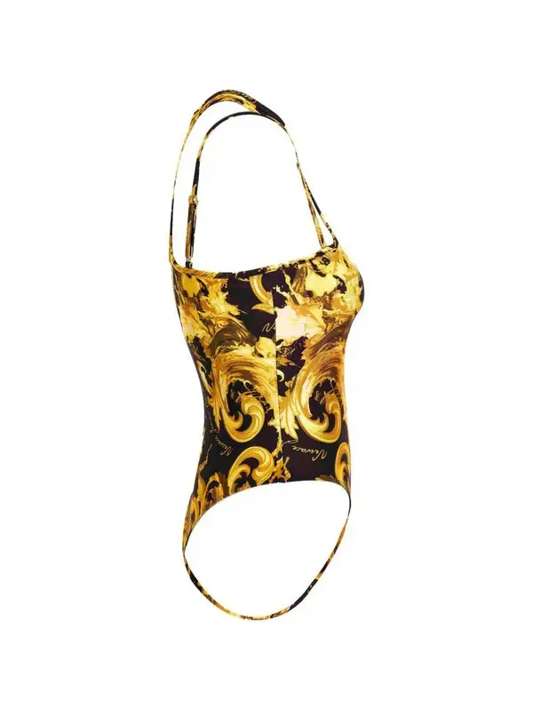 Versace Watercolor Couture-print Bodysuit
