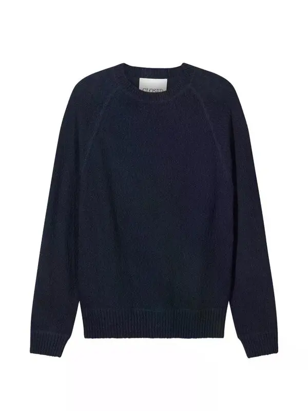 Closed Crew-neck Sweater - Blue
