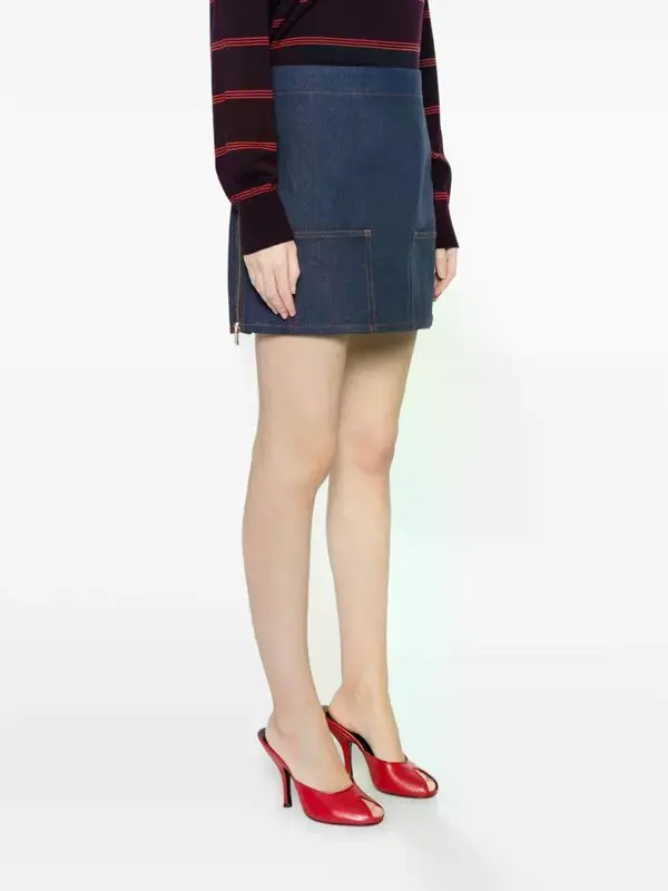 Fendi Logo-patch Mini Skirt