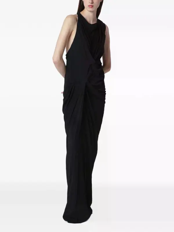 ENTIRE STUDIOS Oaklyn Draped Halterneck Dress