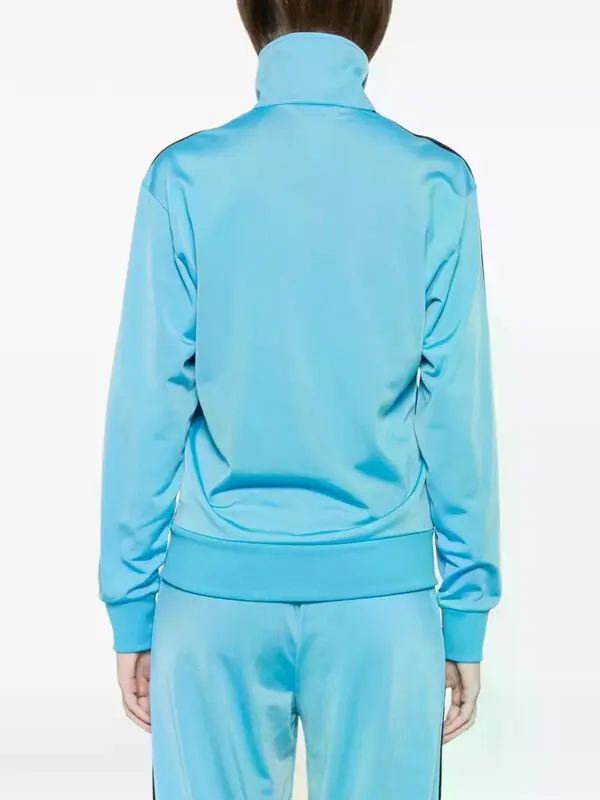 Adidas Three-stripe Zip Knitwear - Blue