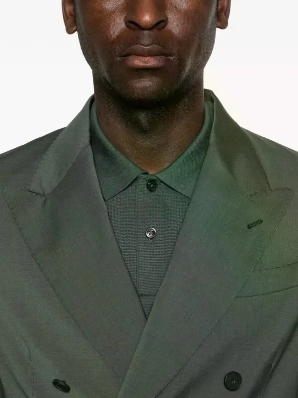 MANUEL RITZ Double-breasted Blazer - Green