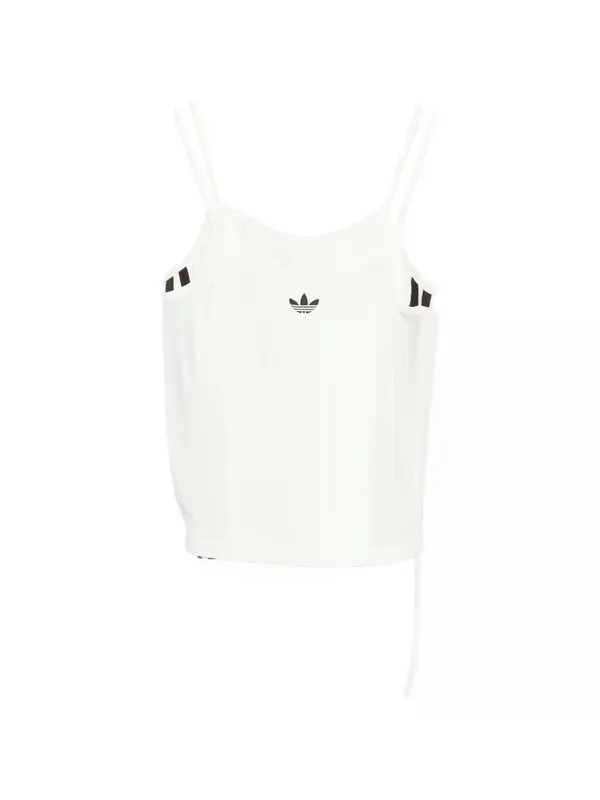 Adidas Double Strap Logo Tank Top - White