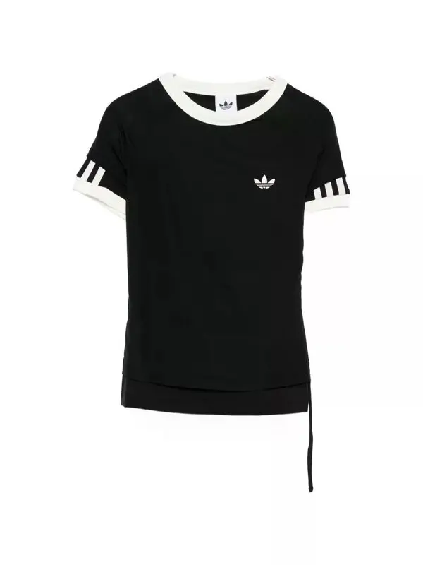 Adidas Three Stripe Logo T-shirt - Black