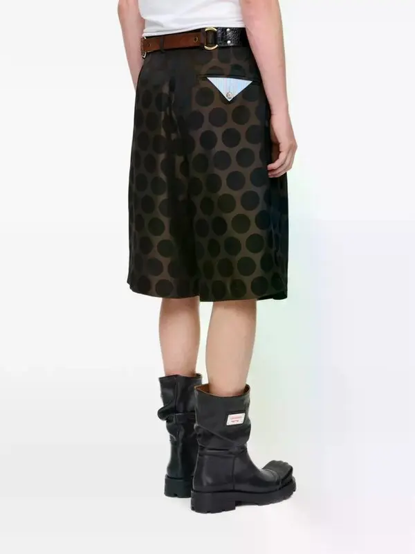 CHARLES JEFFREY Polka-dot Tailored Shorts