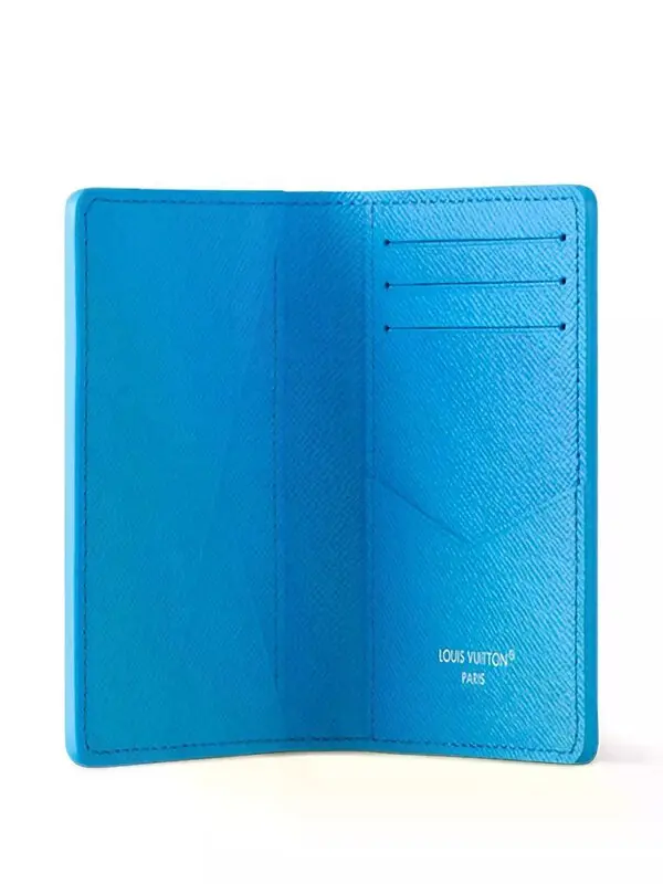 LOUIS VUITTON Monogram Pocket Organizer Wallet - Blue