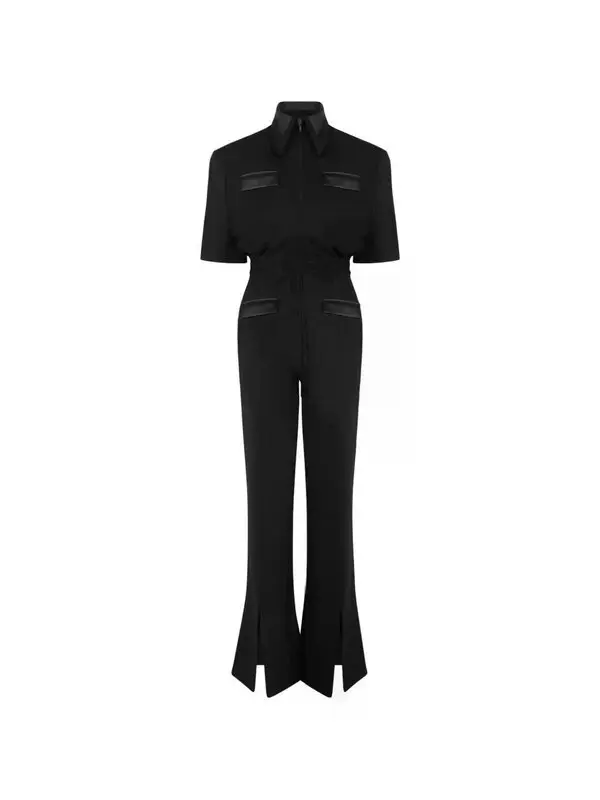 VIOLANTE NESSI Duse Zipped Jumpsuit - Black