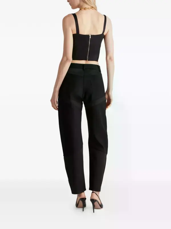 VIOLANTE NESSI Shaped-cups Top - Black
