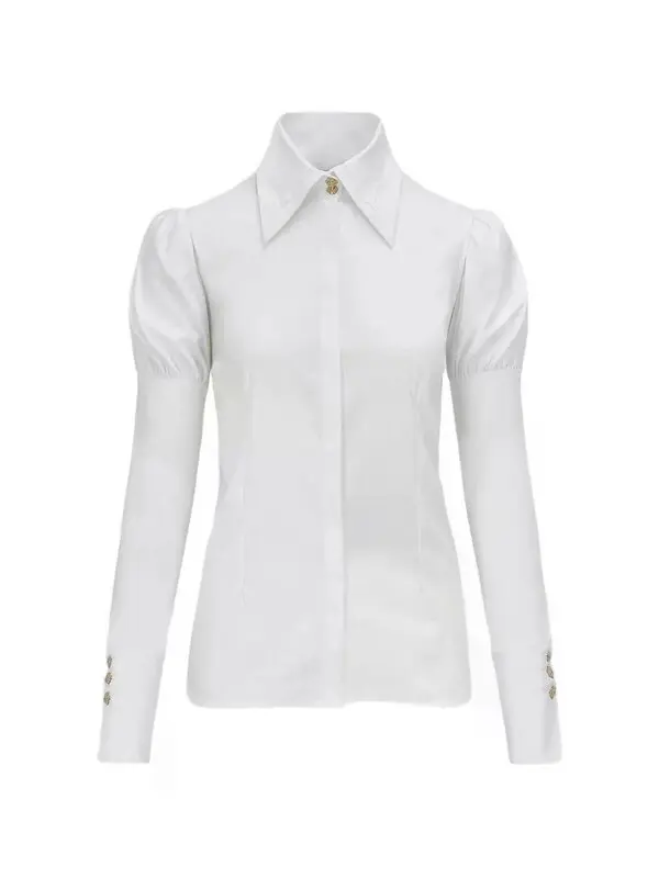 VIOLANTE NESSI Point-collar Shirt - White