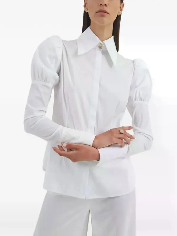 VIOLANTE NESSI Point-collar Shirt