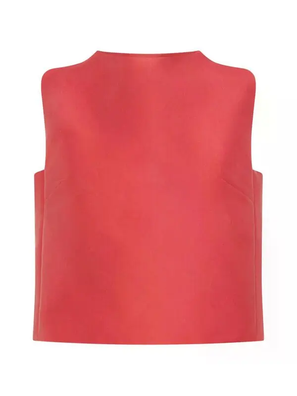 VIOLANTE NESSI Son Silk Top - Red