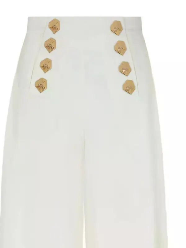 VIOLANTE NESSI Viotti Button Wide-leg Palazzo Pants