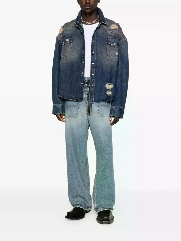 Vetements Distressed Jeans