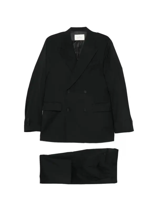 MANUEL RITZ Double-breasted Suit - Black