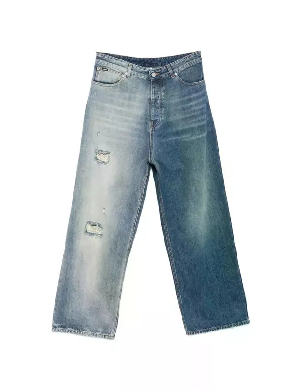 Vetements Distressed Jeans - Blue