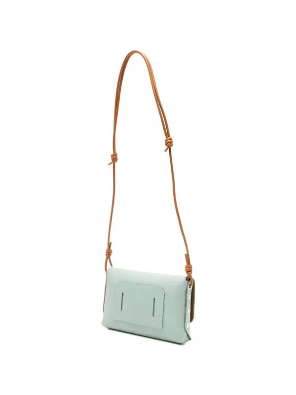 ZANELLATO Small Lettera Turnlock Clutch - Blue