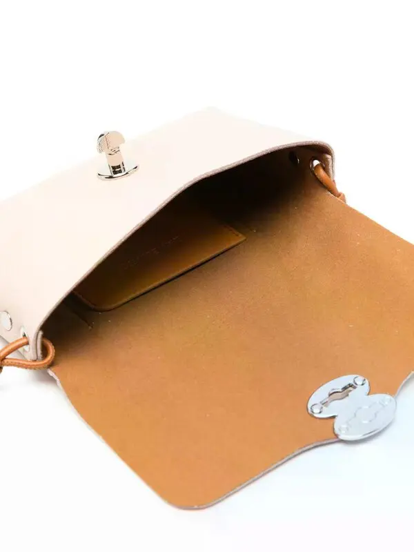 ZANELLATO Lettera Leather Clutch Bag