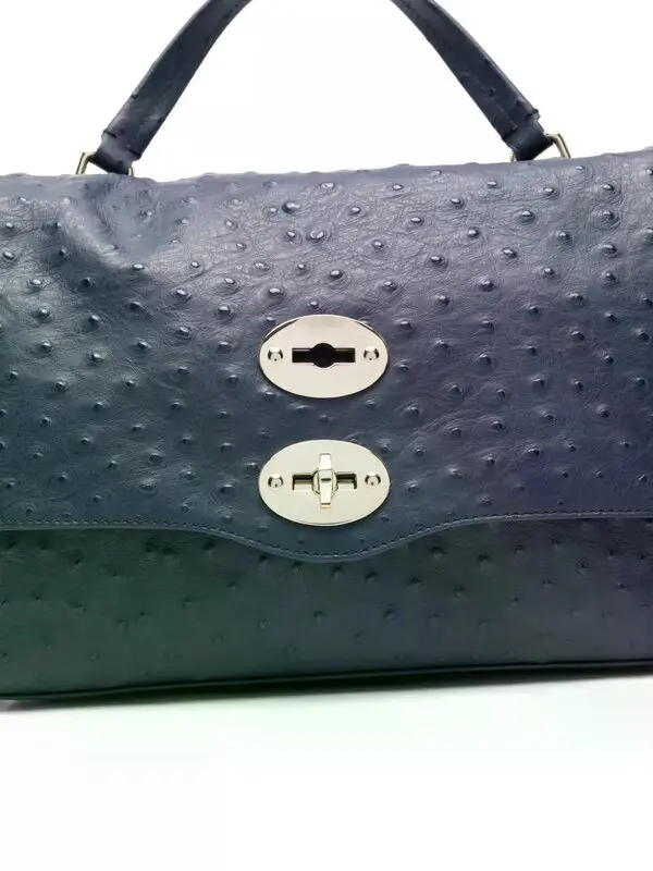 ZANELLATO Studded Top-handle Bag - Blue