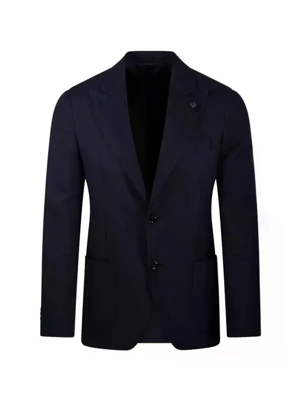 LARDINI Single-breasted Blazer - Blue