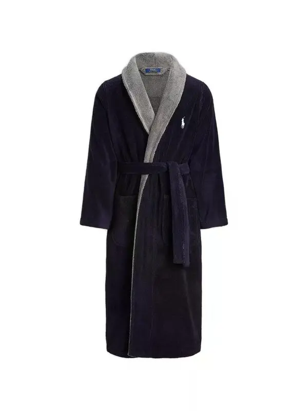 Polo Ralph Lauren Logo-detail Robe - Blue