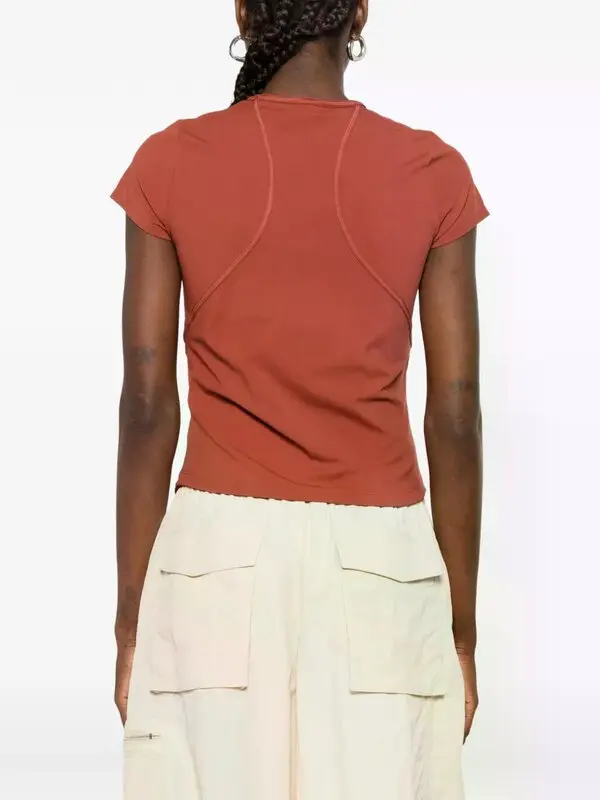 Adidas By Stella McCartney Logo-print T-shirt - Brown