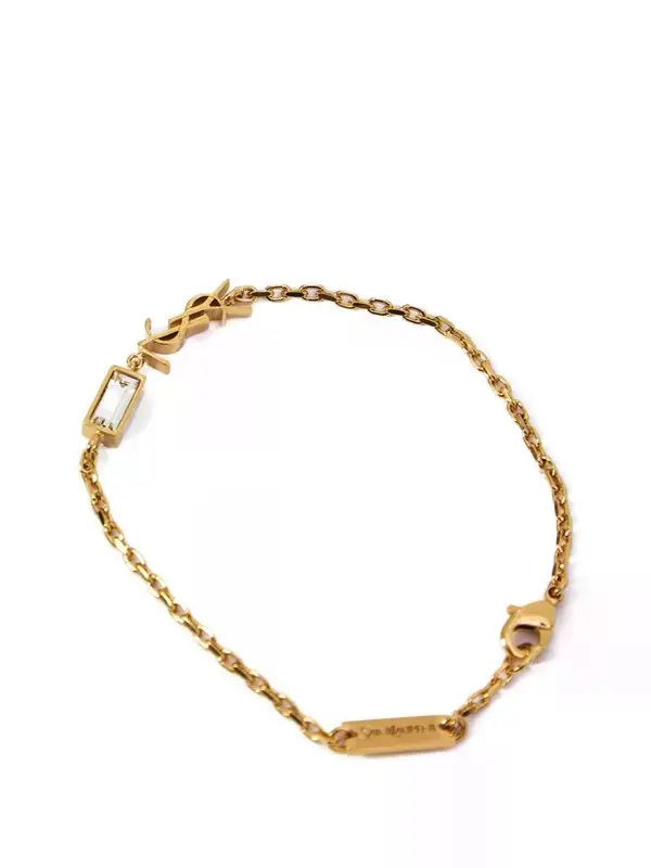 Saint Laurent Cassandre Charm Bracelet - Gold