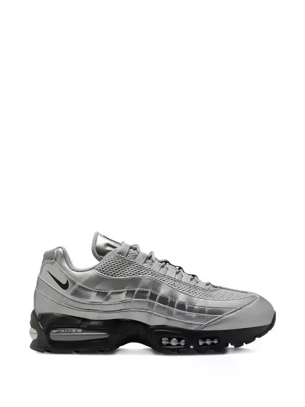 Nike Air Max 95 Lace-up Sneakers - Silver