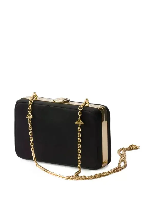 Prada Satin Mini-clutch With Chain Strap