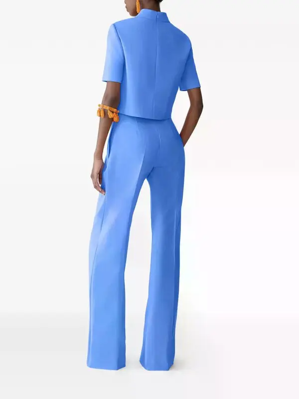 Carolina Herrera Short-sleeve Top - Blue